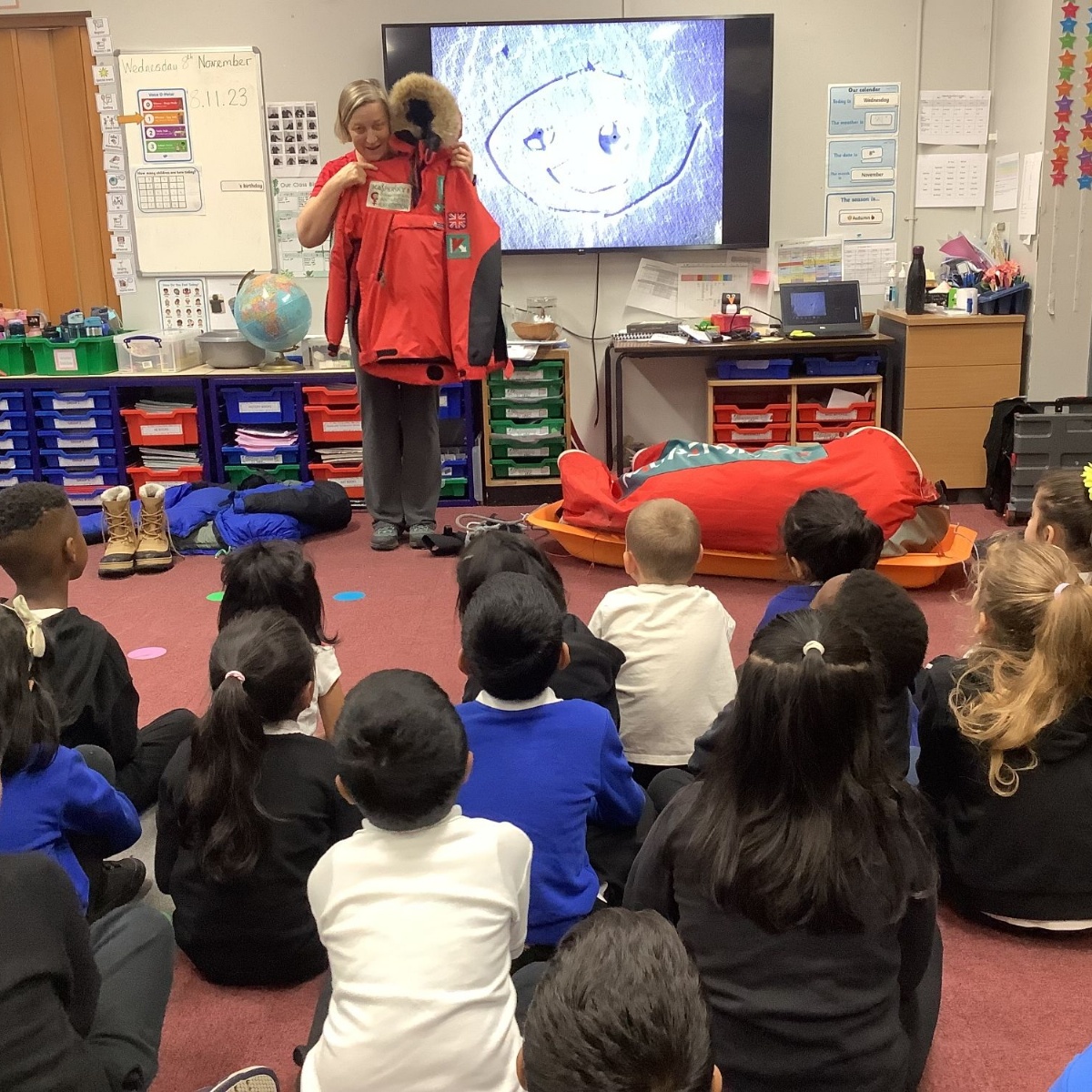 Keys Academies Trust - Polar explorer visits Thorpe Primary